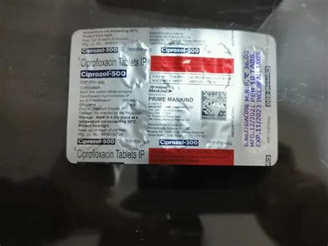 500mg IP Ciprofloxacin Tablets At Best Price In Balrampur ID