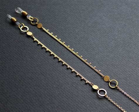 Eyeglass Chain Gold Glasses Chain Holder Sunglass Strap Eyeglasses Cord