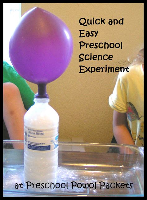 Bubbly Brew Science Experiment Preschool Powol Packets