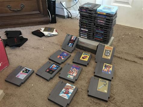 Found A Bunch Of My Nes Games And My System Complete With The Duck Hunt