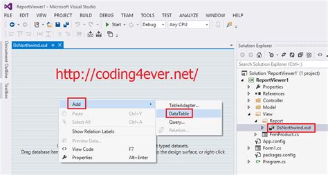 Reportviewer Untuk Net Developer Bagian 1 Coding4evers Blog