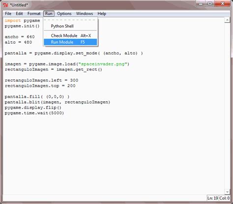 1 Toma De Contacto Con Pygame Algo Que Rebota En Pantalla