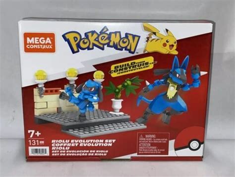 Mega Construx Pokemon Riolu Evolution Set 131pc Set Hhy94 New 4813135976