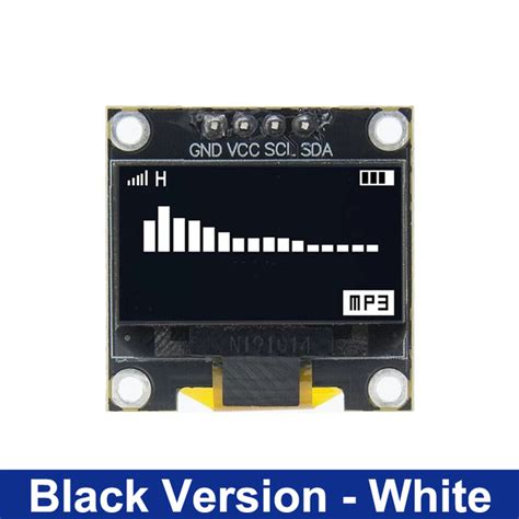 096 Inch Iic Spi Serial 74pin Whiteblueyellow Blueyellow Oled