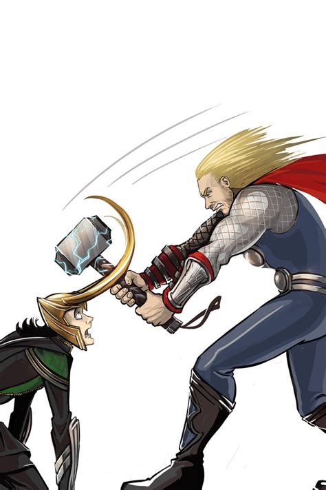 Loki And Thor Avengers Wallpaper