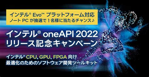 インテル Oneapi ツールキット 2022 リリース記念キャンペーン Xlsoft エクセルソフト