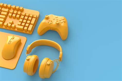 마우스 키보드 조이스틱 헤드셋 Vr 마이크 와 같은 비행 게이머 기어 게이머에 대한 스톡 사진 및 기타 이미지 게이머 제어 3차원 형태 Istock