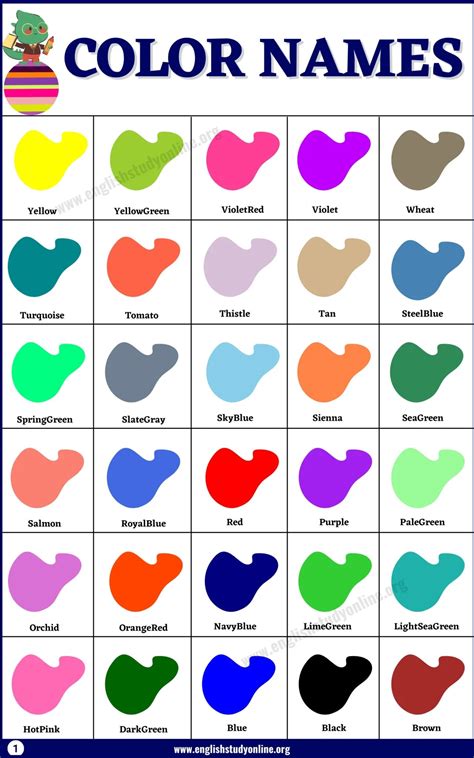 Colors That Start With B