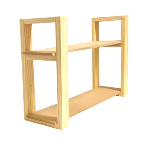 Prateleira Madeira Mdf E Pinus L X C X A Cm