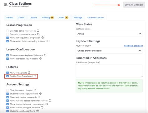 Disable The Scoreboard Teacher