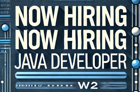 Hiring W2 Remote Hiring Srjavadeveloper Fullstackdeveloper Java