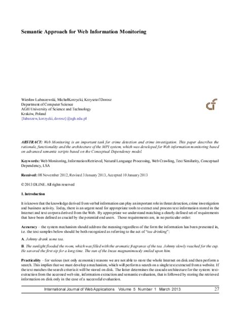 pdf system for web information monitoring