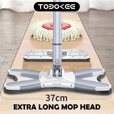 Most Trendy X Shape Self Twisting Lazy Mop With Microfiber Pad Mop