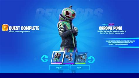 Fortnite Xp Glitch For Chrome Punk Skin November 6 Youtube
