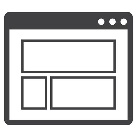 Web Browser Web Page Display Icon PNG