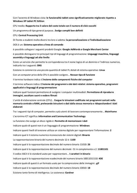Paniere Completo Di Abilità Di Informatica Panieri Di Fondamenti Di