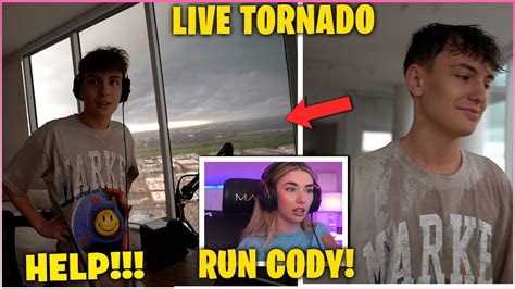 CLIX FREAKS OUT After His PENTHOUSE Gets Hit By TORNADO While Playing
