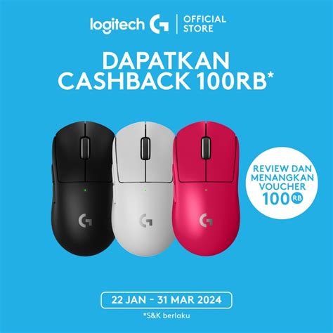 Jual Logitech G Pro X Superlight 2 Mouse Gaming Wireless E Sports