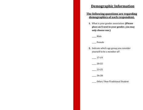 Marketing Research Questionnaire Ppt