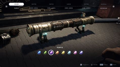 Every Lightsaber Color Upgrade And Customization Option New Savi