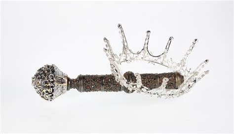 Premium Photo Crown And Scepter Isolated On White Background