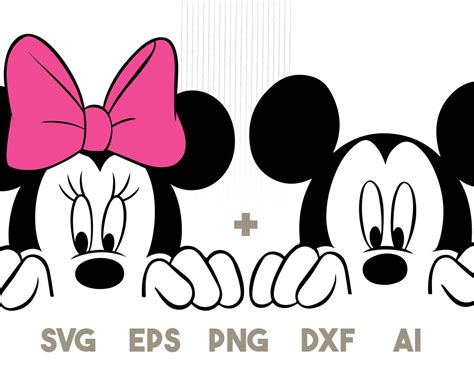 Mickey Mouse Svg Mickey Mouse Disney Svg Minnie Svg Mickey Minnie Images