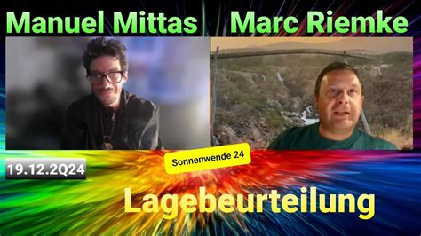 Manuel Mittas und Marc Riemke im Gespräch LAGEBEURTEILUNG 19 12