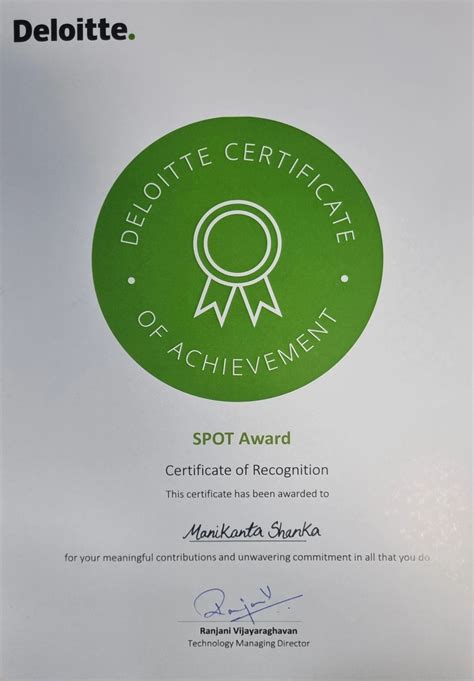 Manikanta Shanka On Linkedin Thankyoudeloitte