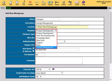 Workflow For A New Workgroup