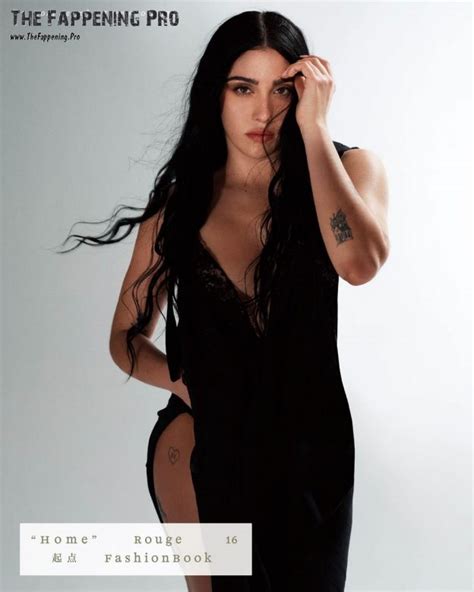 Lourdes Leon Exposed Boobs For Rouge Fashion Book Photos The Fappening