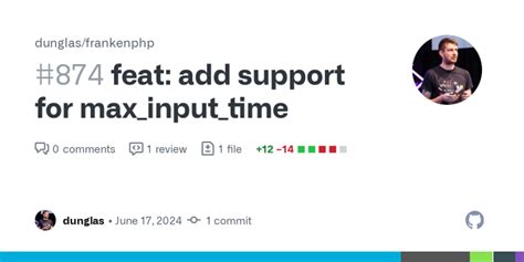Kévin Dunglas On Linkedin Feat Add Support For Maxinputtime By