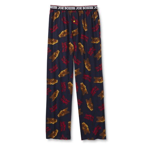 Joe Boxer Mens Knit Pajama Pants Bears