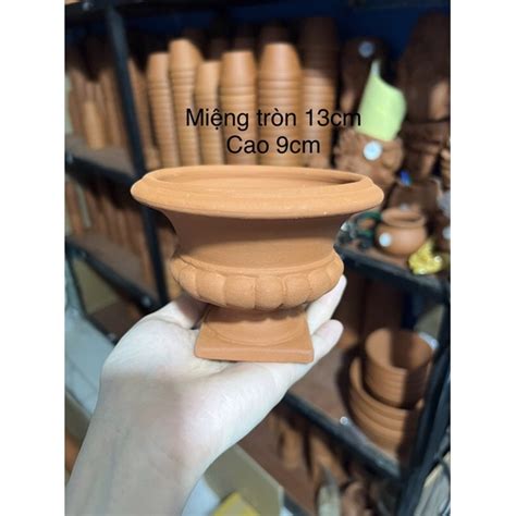Cúp Lớn đất Nung Chậu đất Nung Trồng Cây Bonsai Sen đá Giá Rẻ