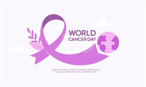 Premium Vector World Cancer Day Vector Background