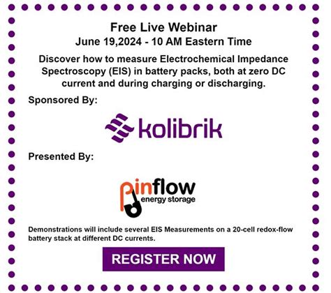 Gamry Instruments On Linkedin Eis Battery Webinar