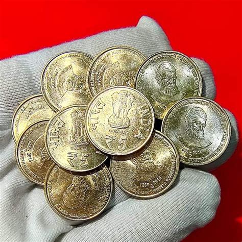 Five Rs Rare Hyderabad Mint Jamsetji Nusserwanji Tata 100 Pcs Pkt