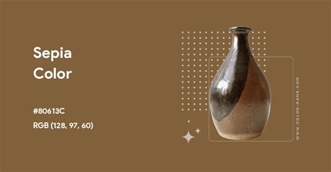 Sepia Color Hex Code Is 80613c