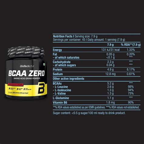 Biotechusa Bcaa Zero 45 Serving Markfeet