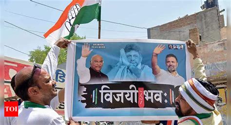 How Congress Wave Sunk Bjp In Karnataka India News Times Of India