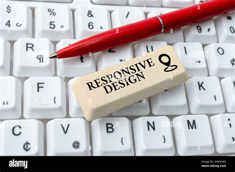 Inspiration Showing Sign Responsive Design Word Written On Web Page