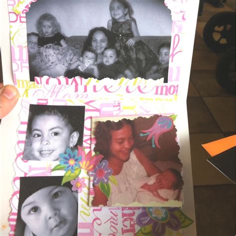 1 Plain Card Used Scarp Book Paper And Pictures To Decorate The