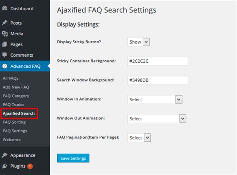 ajaxified faq search advanced faq addon premium wordpress themes
