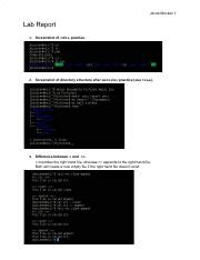 Mastering Unix Commands Practical Lab Report Essentials Course Hero