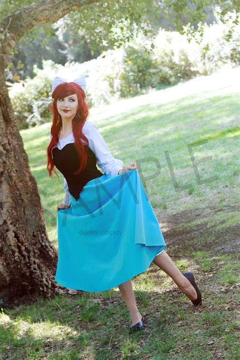 The Little Mermaid Ariel Cosplay Print 15x20 Etsy