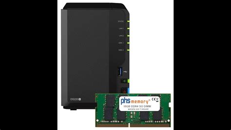 synology ds220 ram upgrade arbeitsspeicher auf 18gb erweitern