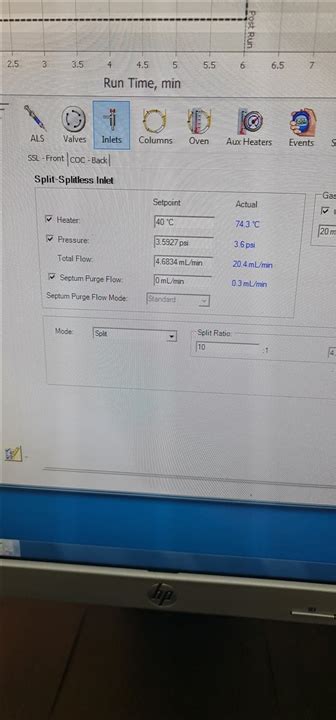 Front Inlet Temperature Not Ready Forum Gas Chromatography Agilent Community