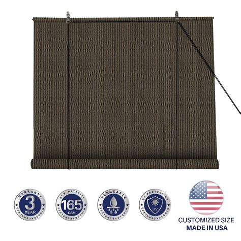Windscreen4less Exterior Roller Shade Blinds Outdoor Roll
