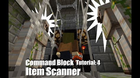 Item Scanner And Removal With Command Block Minecraft 145 Tutorial Youtube