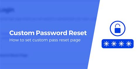 How To Create A Wordpress Custom Reset Password Page