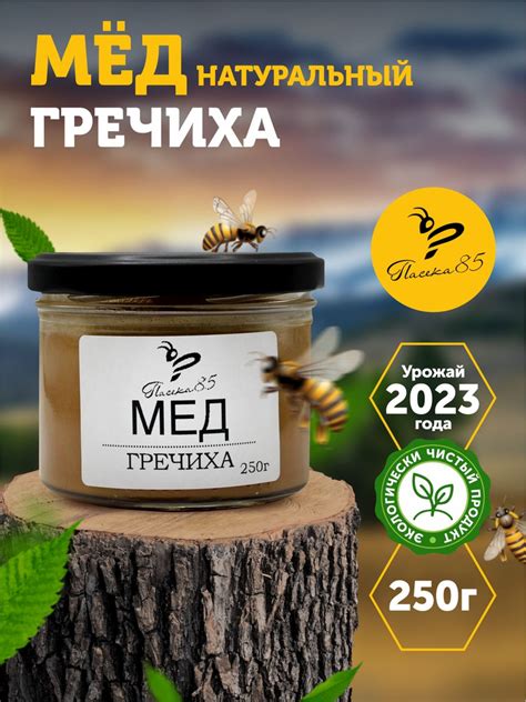Мед натуральный гречишный 250г - купить с доставкой по выгодным ценам в ...